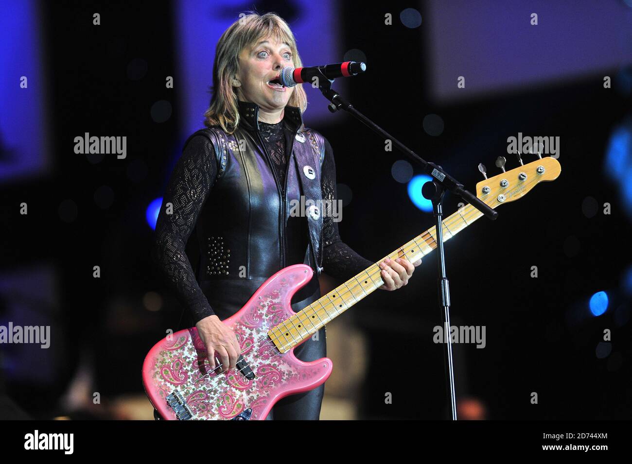 Suzi Quatro performing at the BBC Radio 2 Elvis Forever concert in Hyde ...