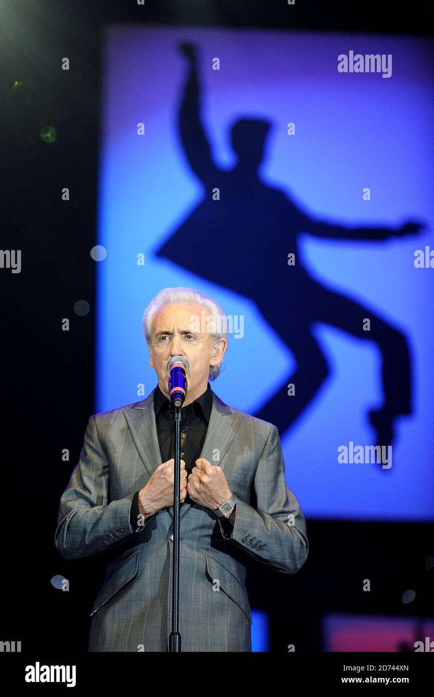 Tony Christie performing at the BBC Radio 2 Elvis Forever concert in ...
