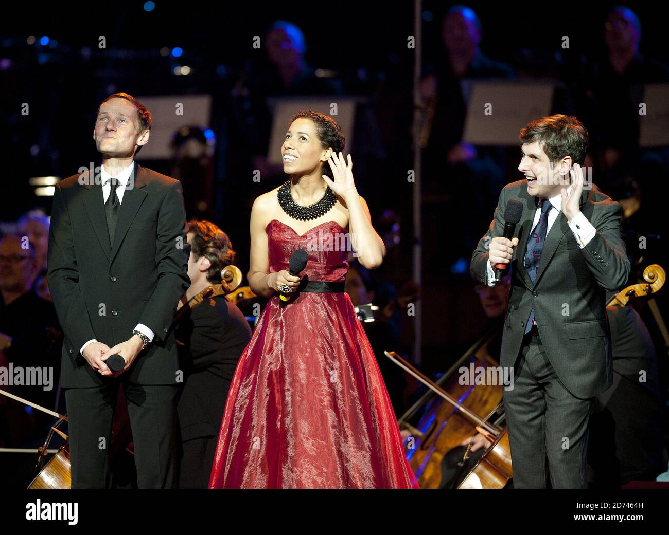 (l-r) Presenters Mark Forrest, Margherita Taylor and Jamie Crick on ...