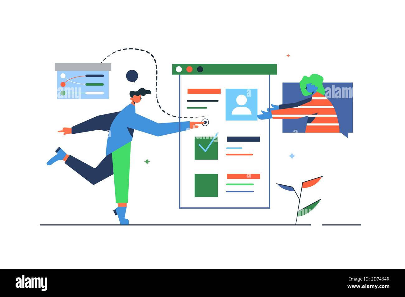 Fill out forms Stock Vector Images - Alamy