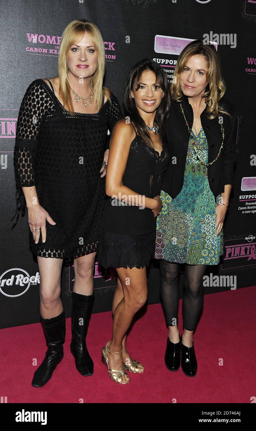 The Bangles attending the Hard Rock Pinktober concert, at the IndigO2 ...
