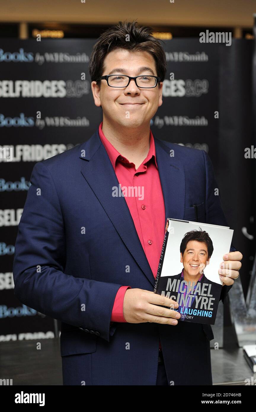 Michael McIntyre pictured before signing copies of his new book, Life ...