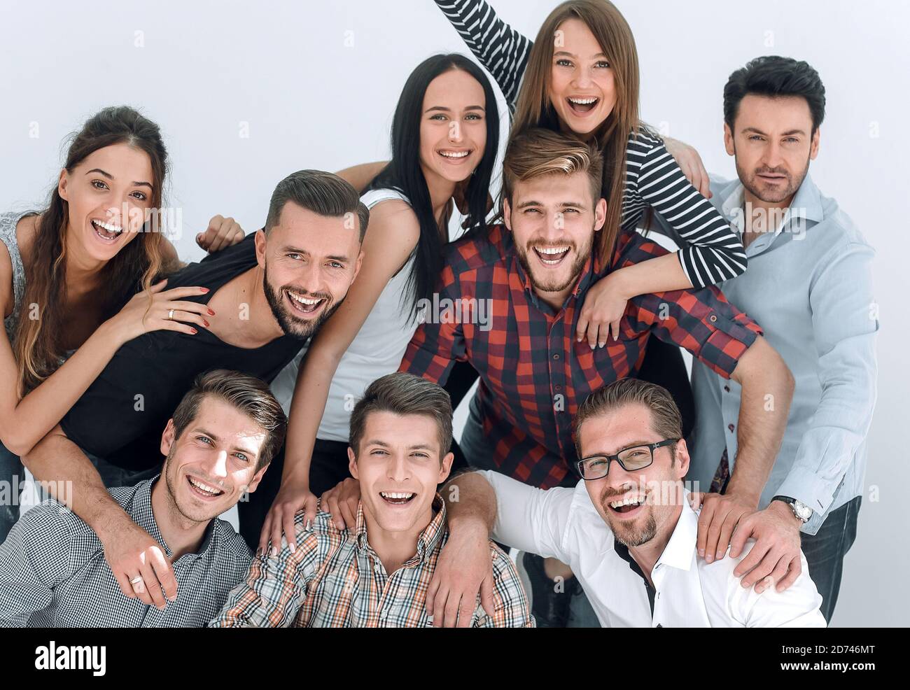cheerful group of promising young people Stock Photo - Alamy