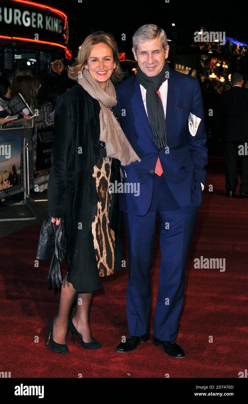Sir Stuart Rose and Caroline Michelle arrive at the premiere of The ...