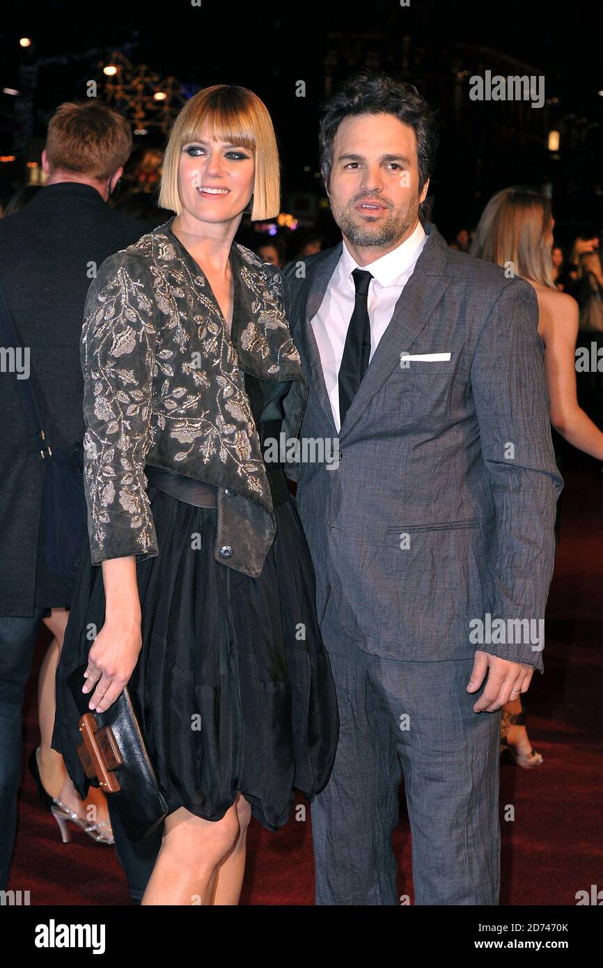 Mark Ruffalo and wife Sunrise Coigney arrive at the premiere of The ...