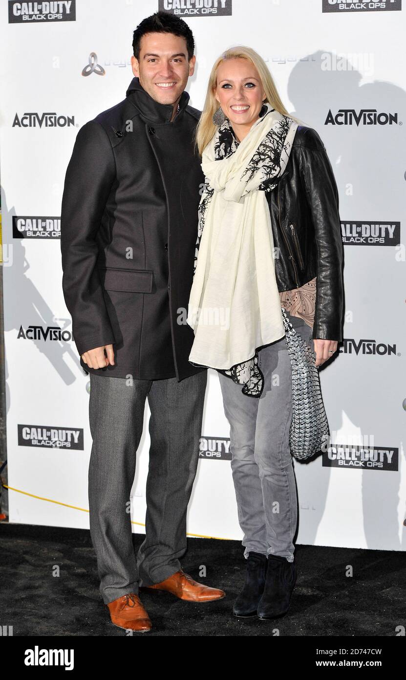 Camilla Dallerup and Kevin Sacre arrives at the Call of Duty: Black Ops ...