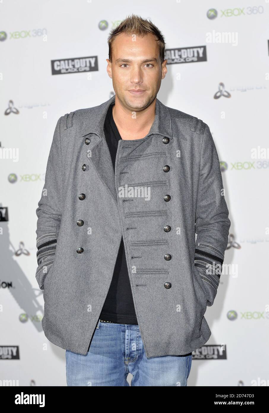 Callum Best arrives at the Call of Duty: Black Ops Launch party, at ...