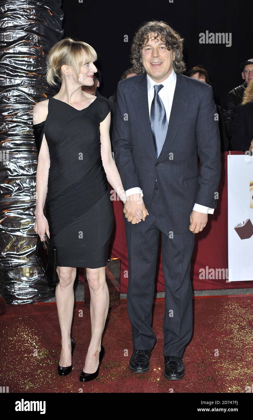 Alan and Katie Davies arrive at the Galaxy National Book Awards, at the ...