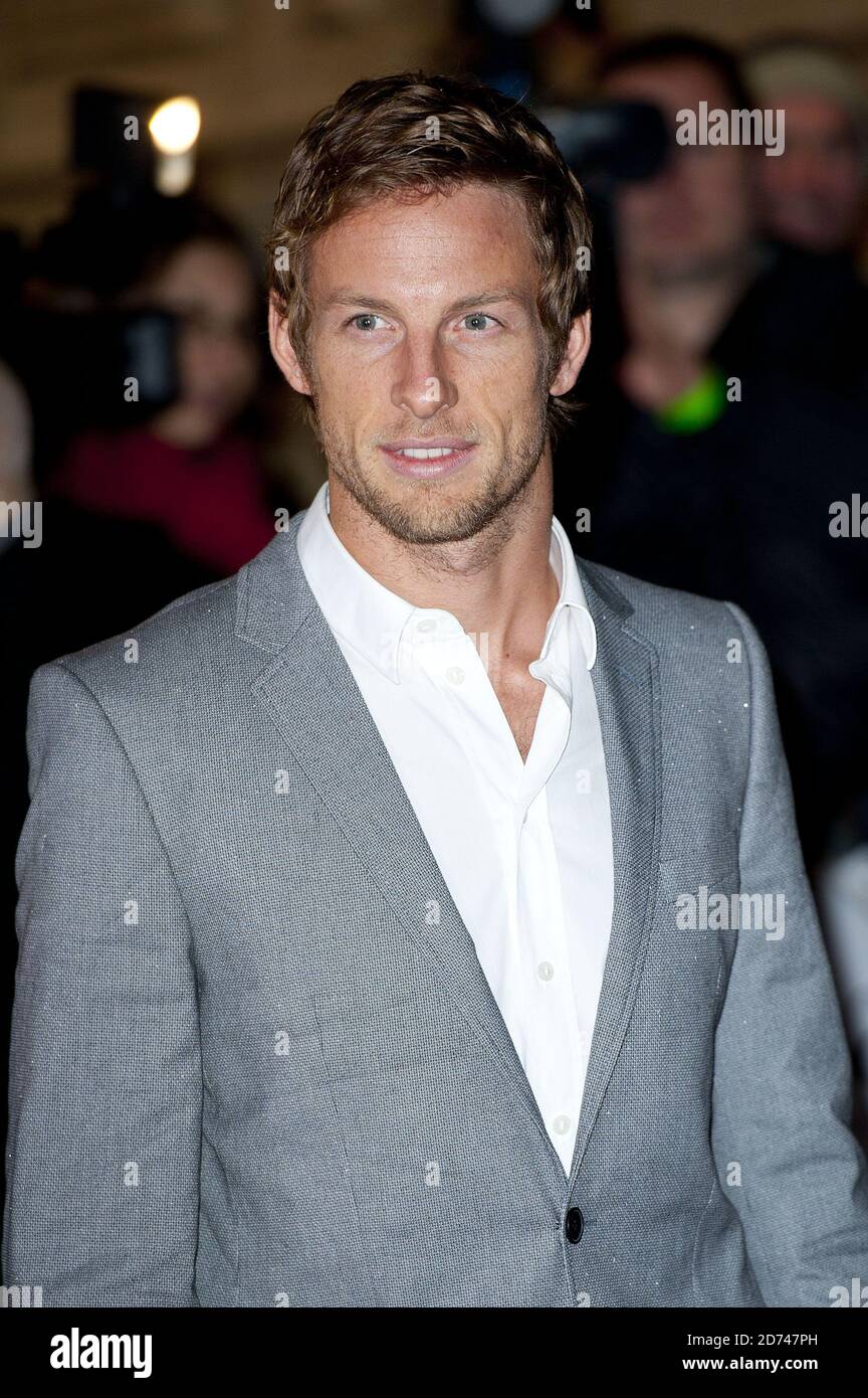 Jenson Button arrives at the Prince's Trust Rock Gala, at the Royal ...