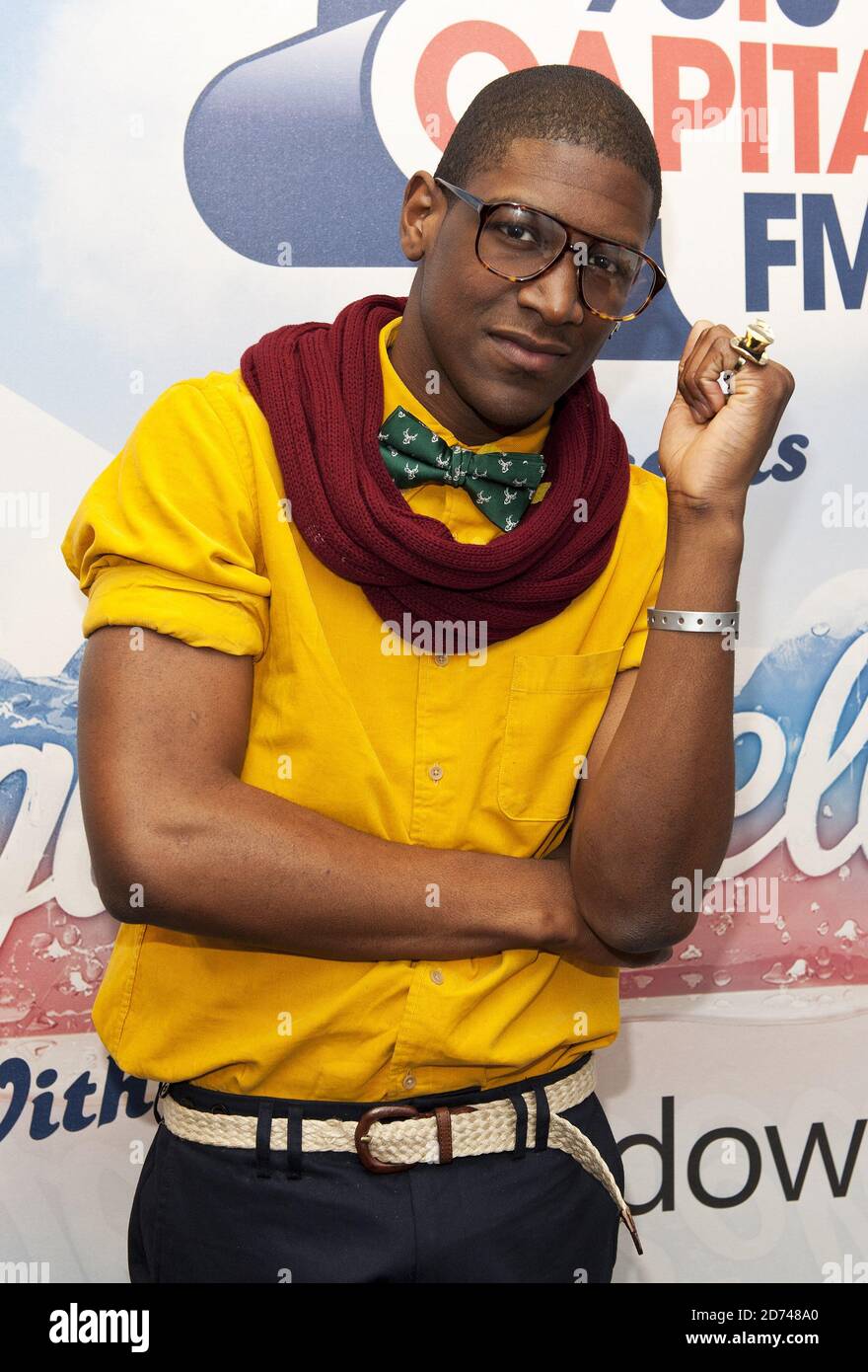 Labrinth pictured backstage at the Capital FM Jingle Bell Ball, at the ...