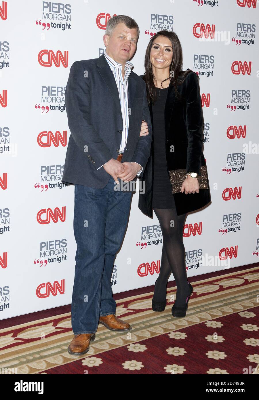 Christine Bleakley and Adrian Chiles attending the Piers Morgan Tonight ...