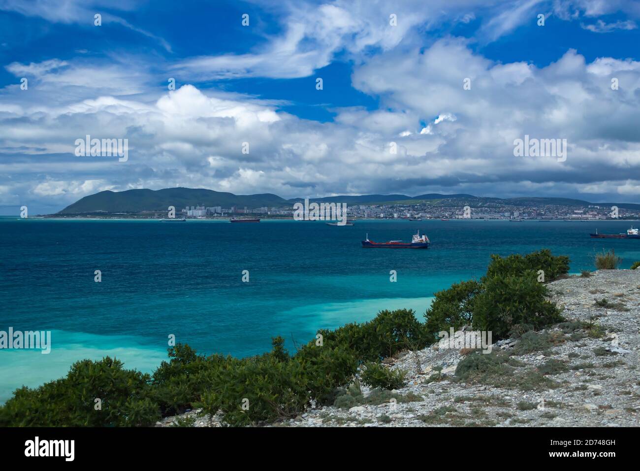 Blue cargo hi-res stock photography and images - Alamy