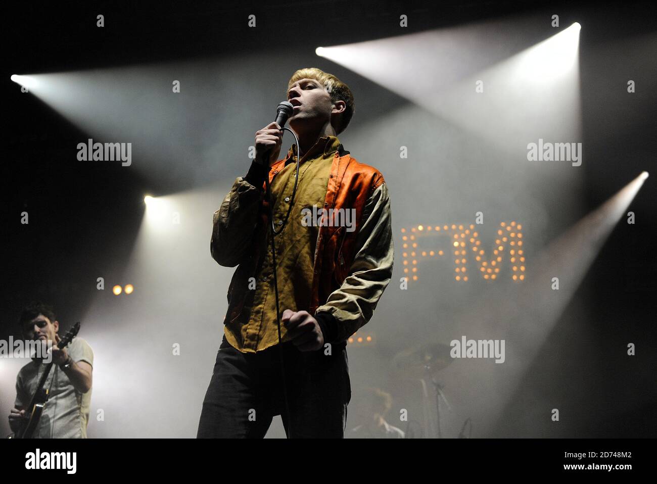 Jonathan Pierce of The Drums performs live at the XFM Winter Wonderland ...