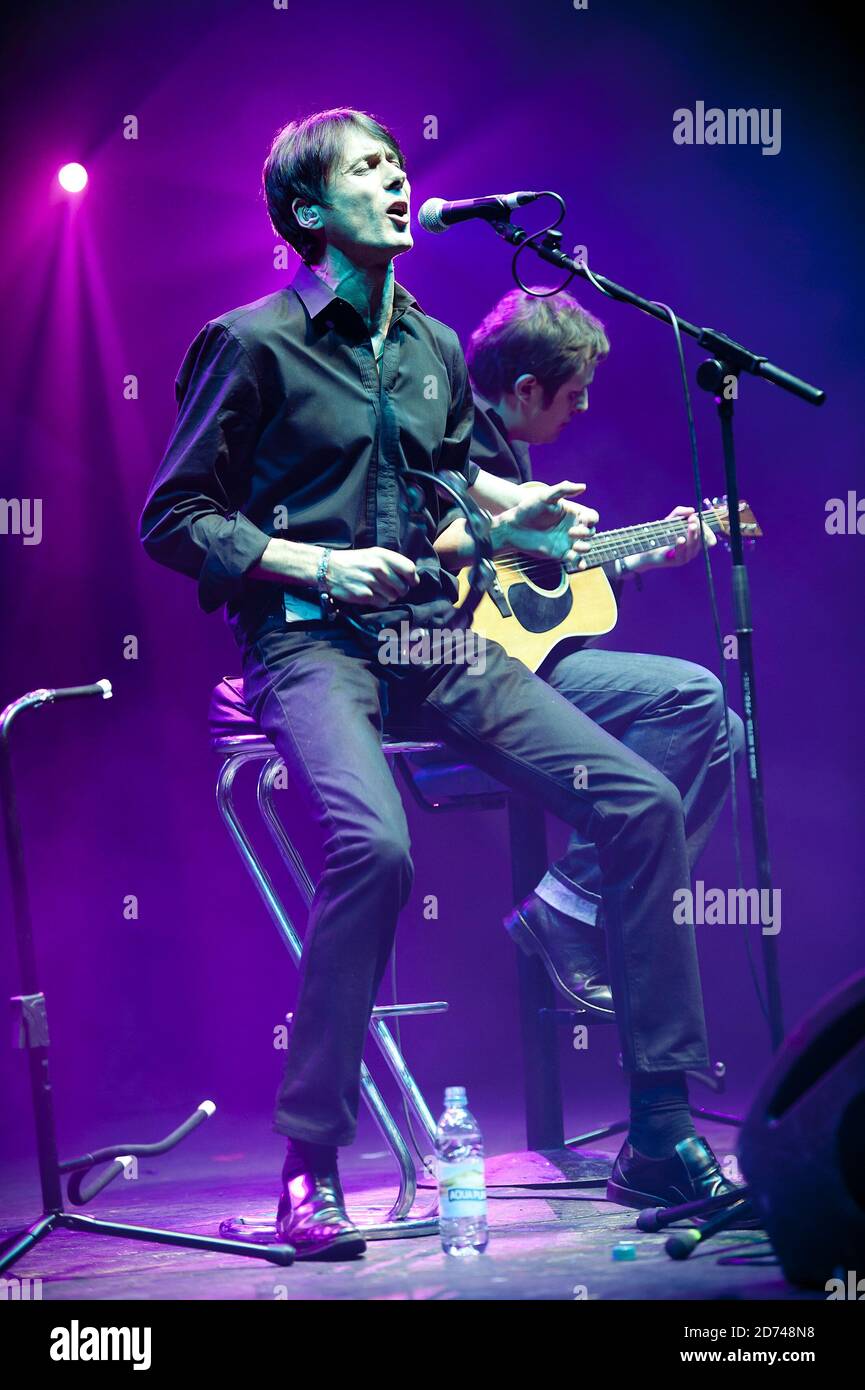 Brett anderson suede performs live xfm winter wonderland concert hi-res ...