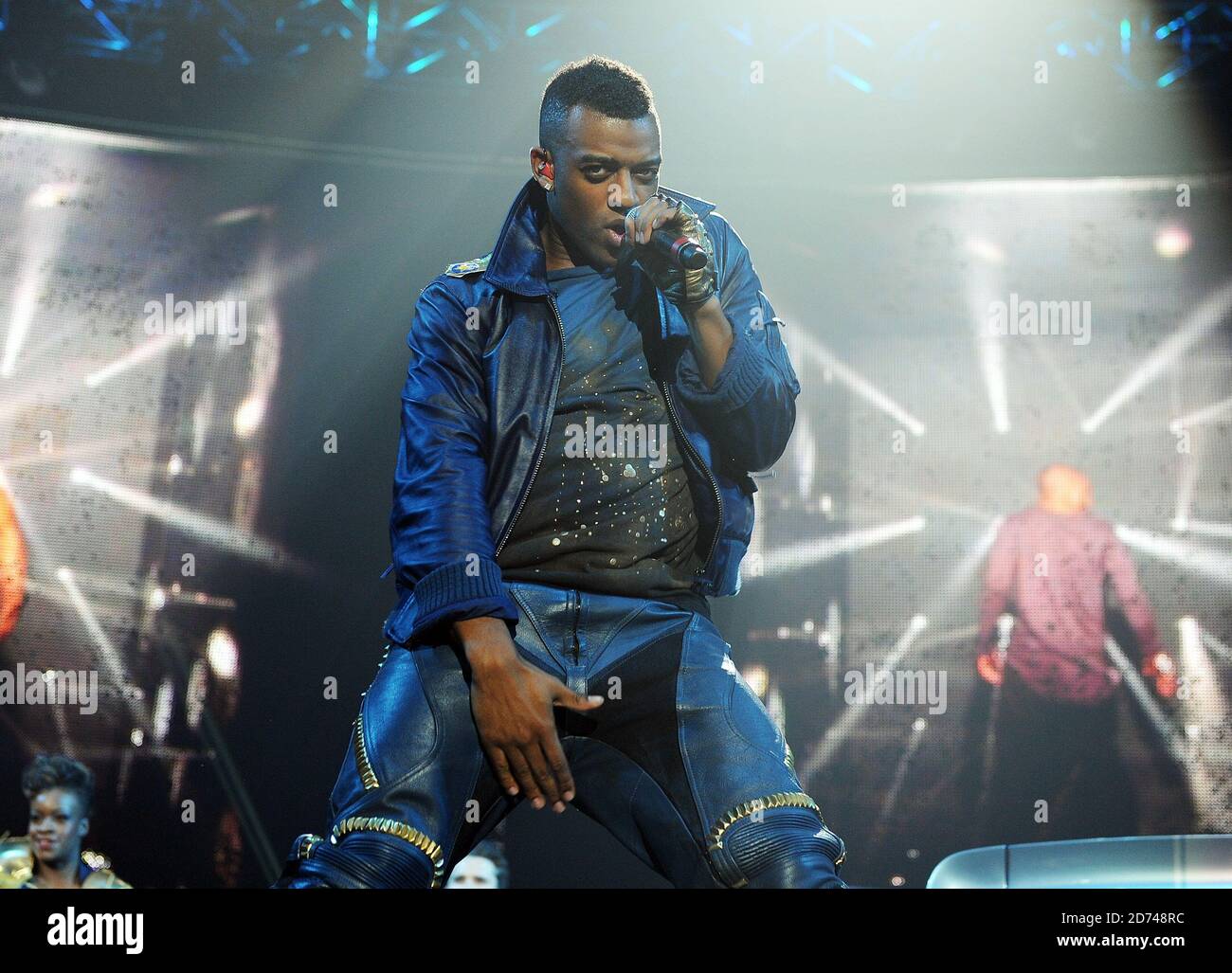 Oritse Williams of JLS performs live at Wembley Arena in north London ...