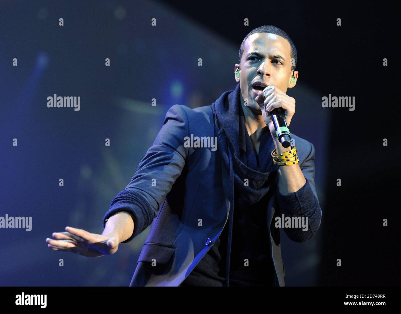 Marvin Humes of JLS performs live at Wembley Arena in north London ...