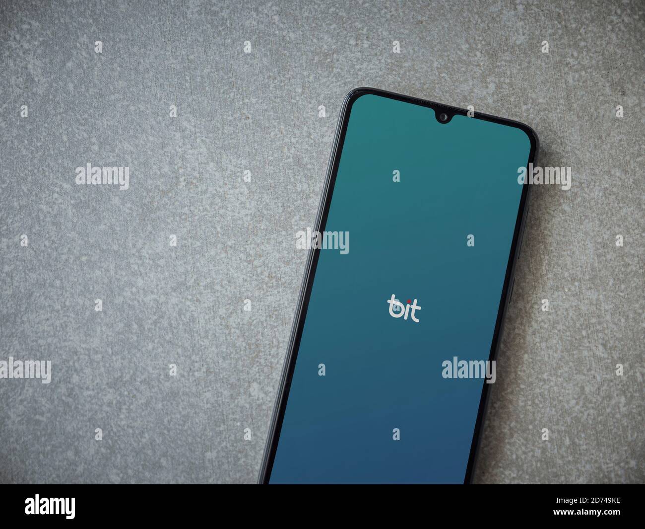 Lod, Israel - July 8, 2020: Bit app launch screen with logo on the ...