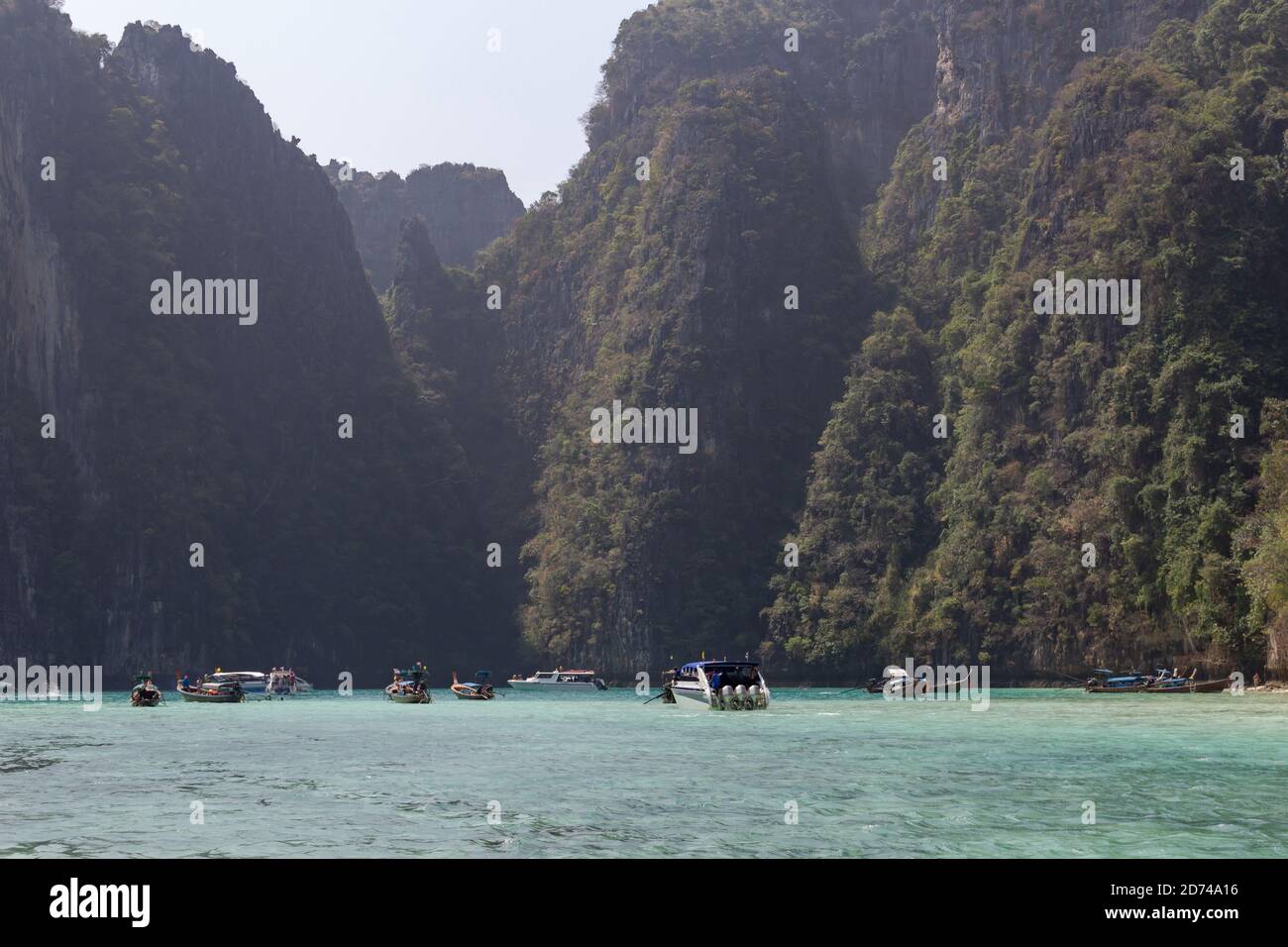 sea bay with boats Stock Photo - Alamy