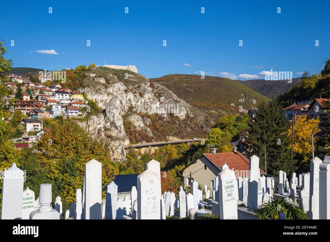 Bosnia and Herzegovina, Sarajevo, Alifakovac graveyard , where Muslim ...