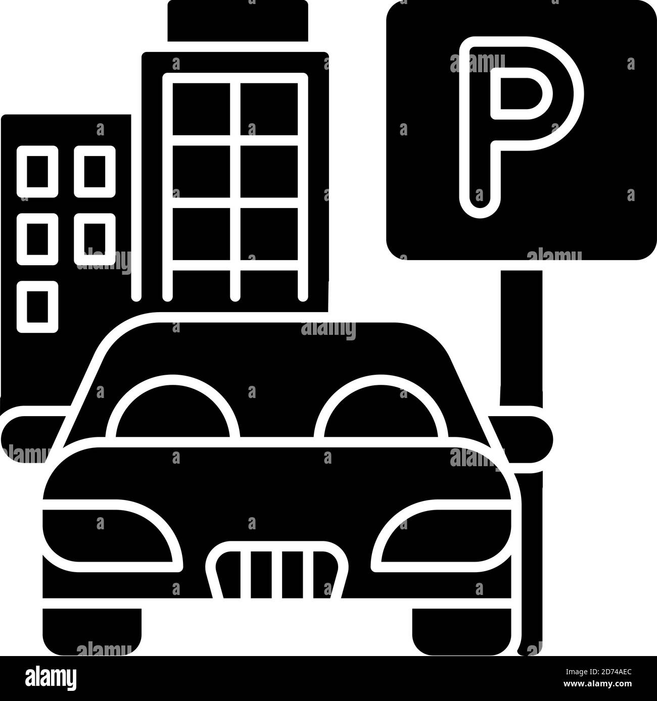 Security parking Black and White Stock Photos & Images - Alamy