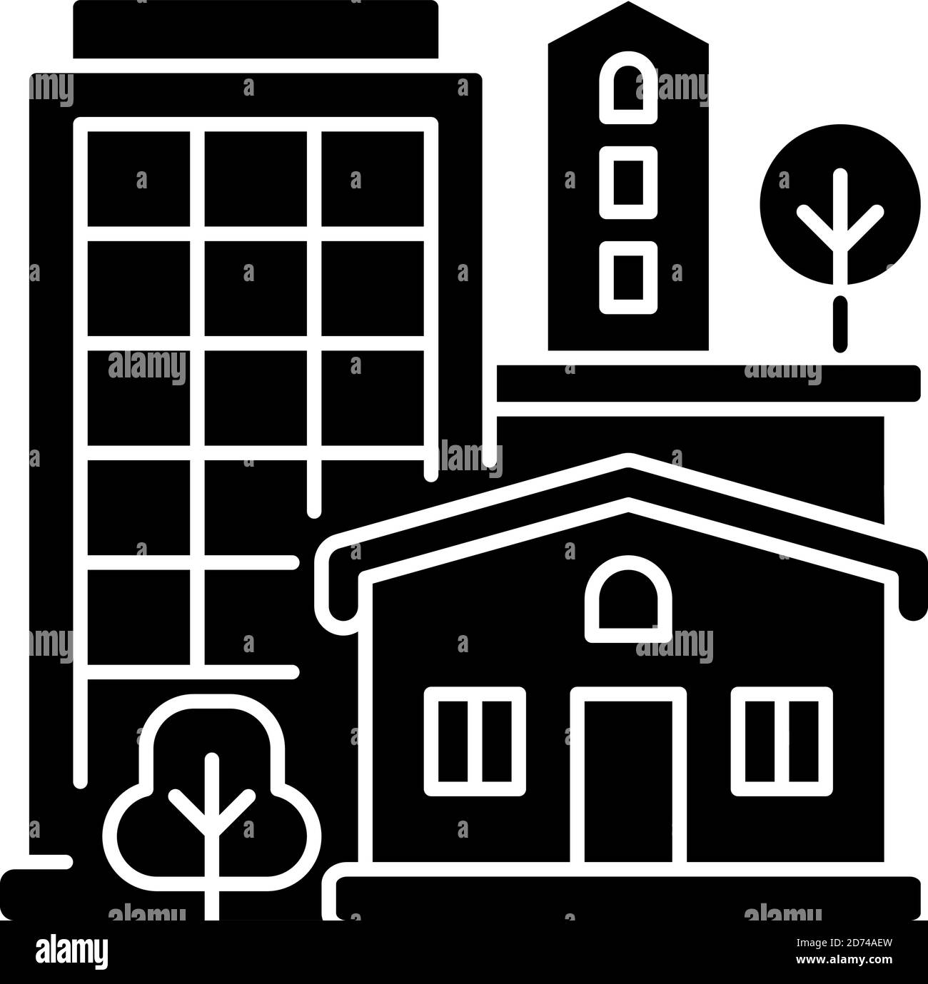 Downtown lodging house Black and White Stock Photos & Images - Alamy