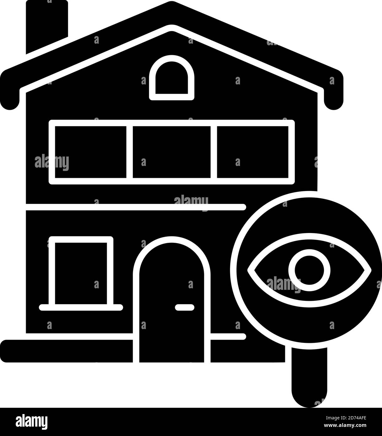 Real estate buying glyph Stock Vector Images - Alamy