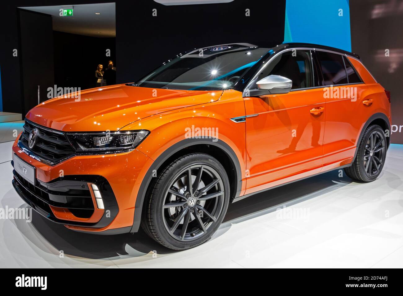 Volkswagen T Cross R line Car At The 89th Geneva International Motor