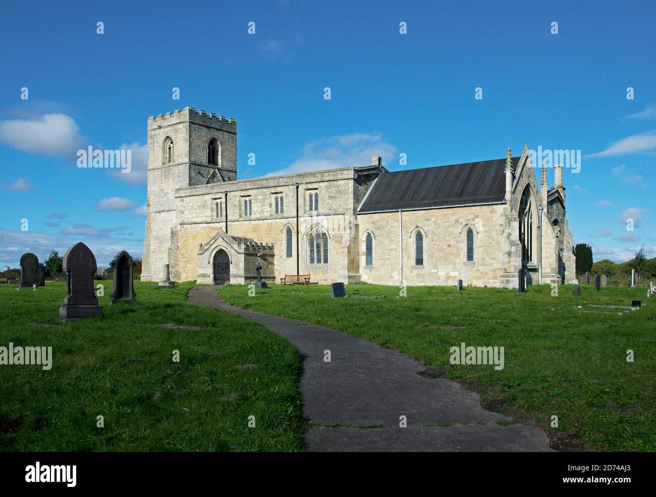 St Edmund's Church in the village of Kellington, East Yorkshire ...