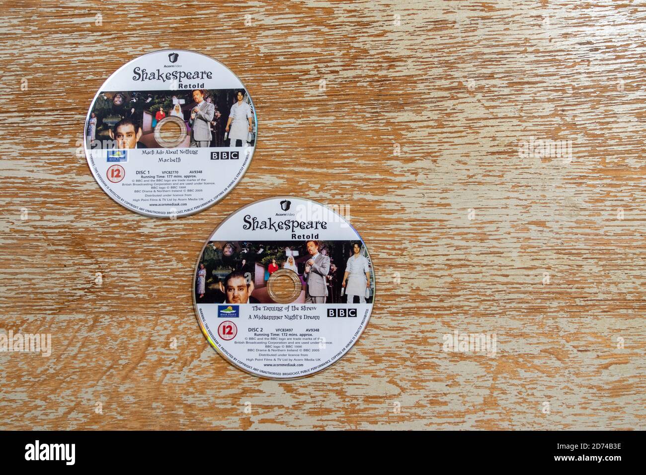 Four Shakespeare play reinterpreted for BBC television Stock Photo - Alamy