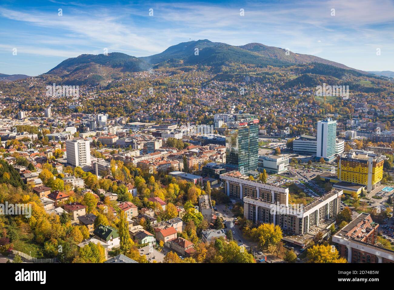 Bosnia and Herzegovina, Sarajevo, City view Stock Photo - Alamy