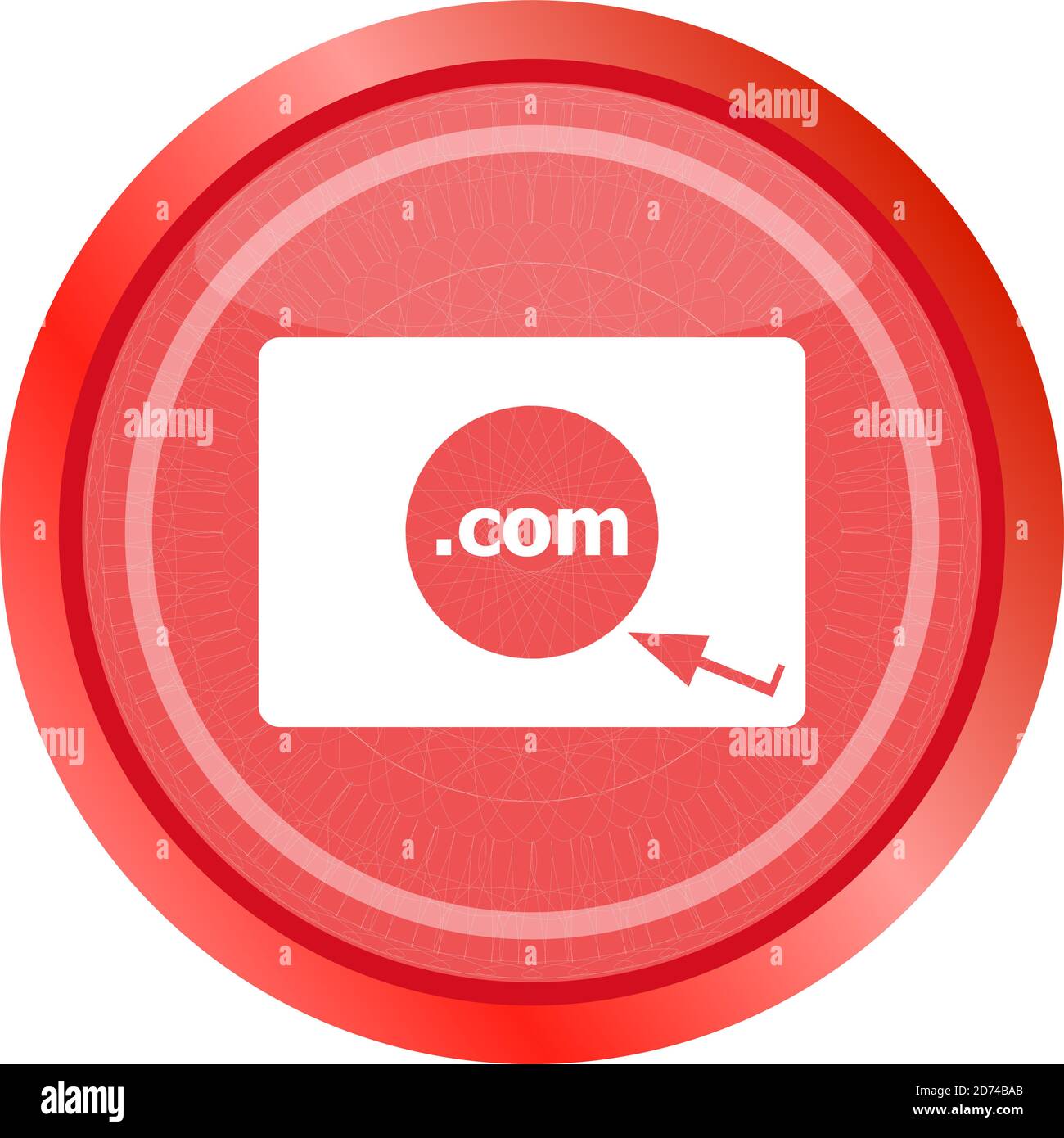 Domain COM sign icon. Top-level internet domain symbol Stock Photo - Alamy