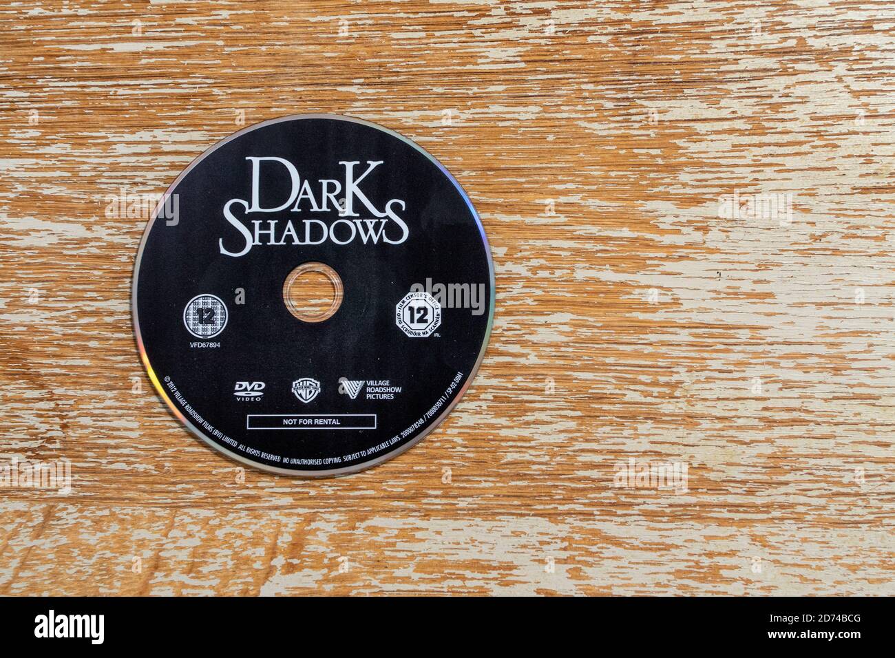 DVD release of Tim Burton's vampire comedy Dark Shadows Stock Photo - Alamy