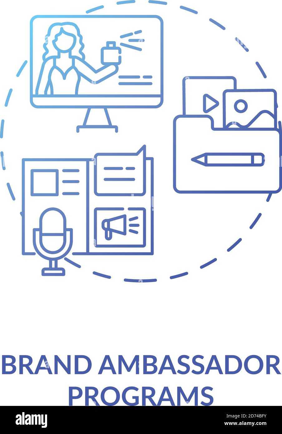 Influencer programs Stock Vector Images - Alamy