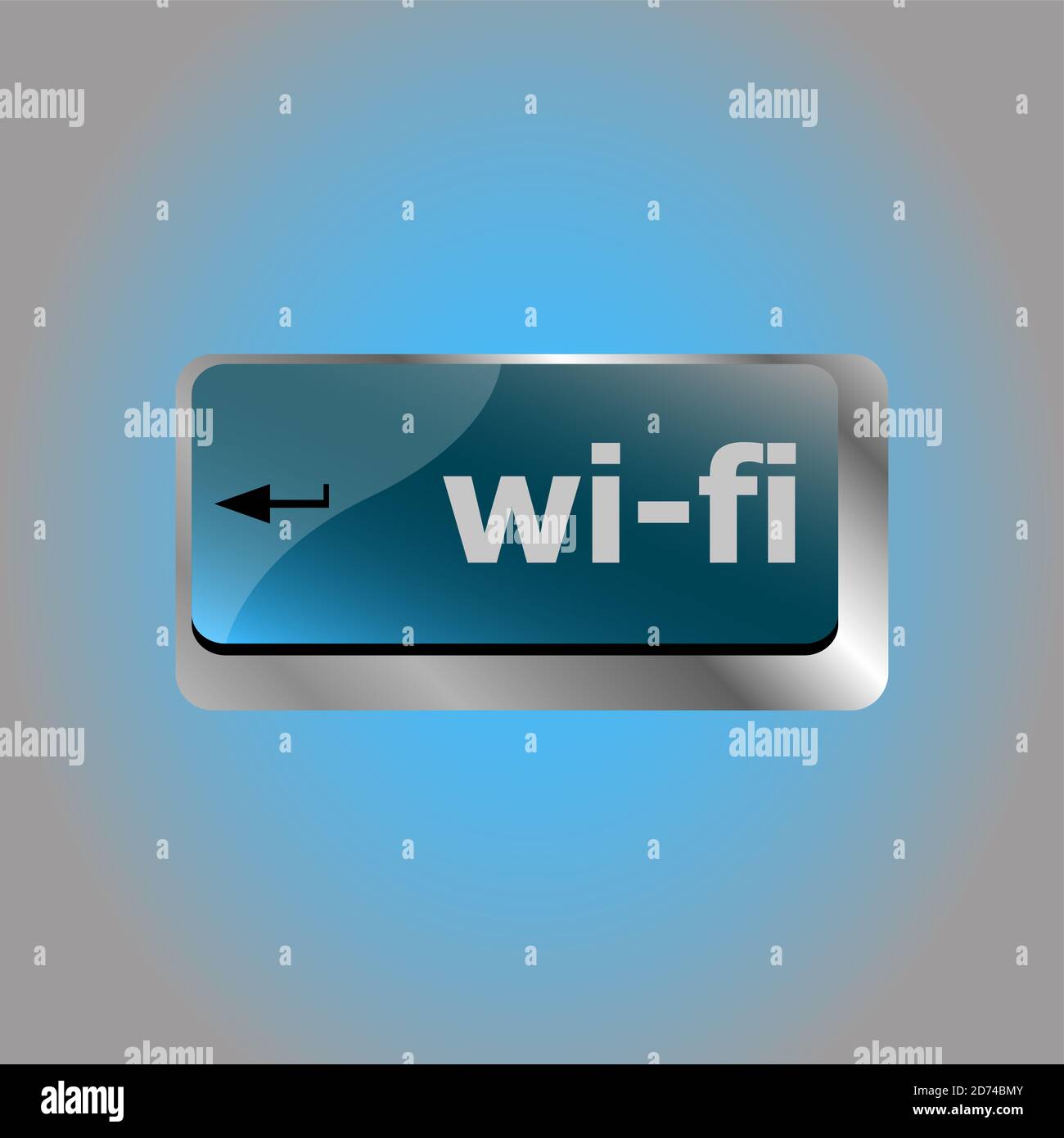 wi-fi button on computer keyboard. laptop key Stock Photo - Alamy