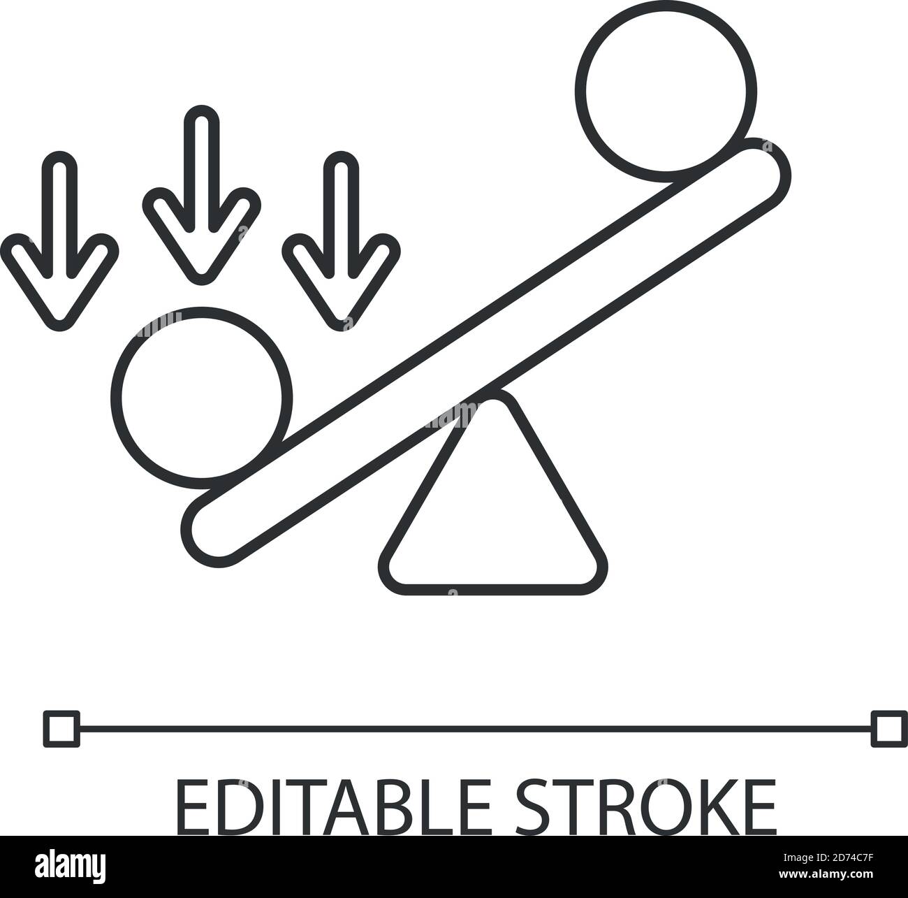 Synergy icon line simple Cut Out Stock Images & Pictures - Alamy