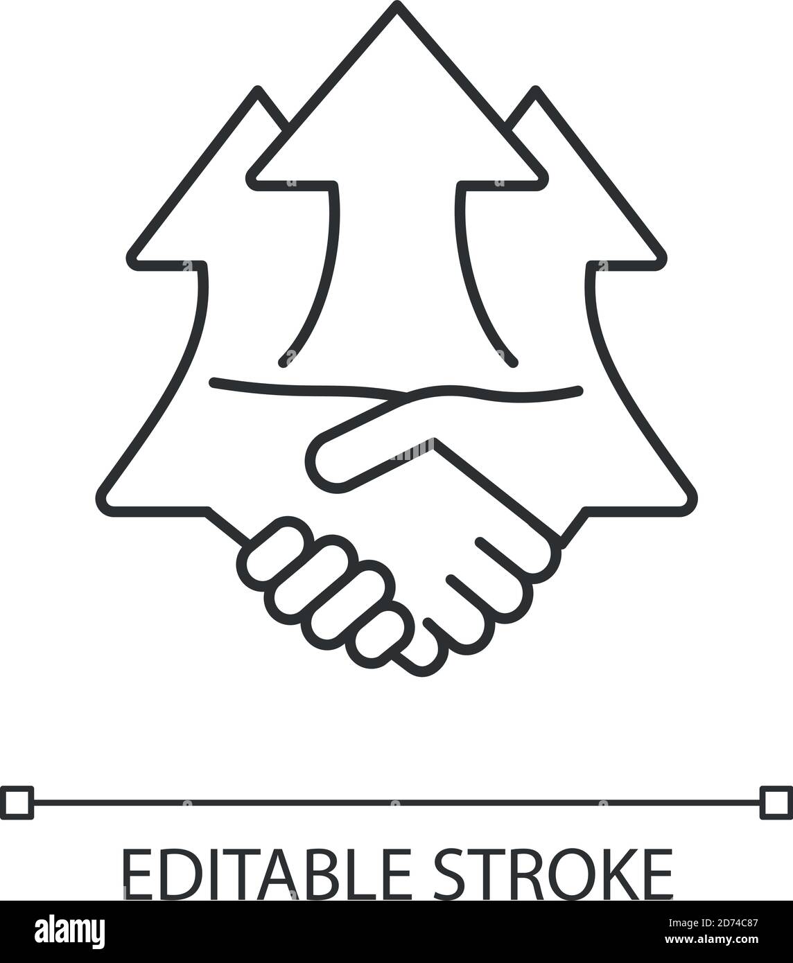 Synergy effects linear icon Stock Vector Image & Art - Alamy