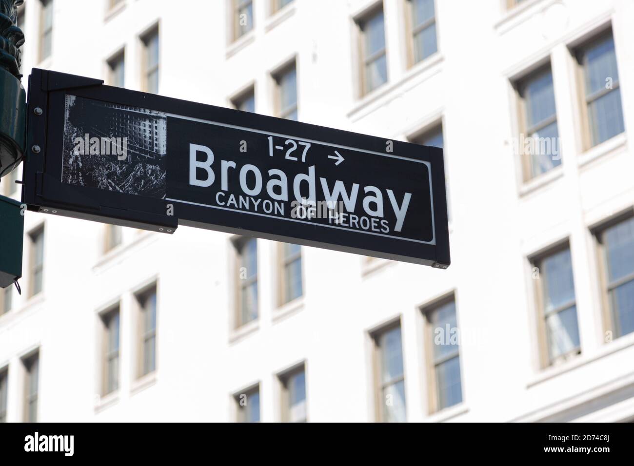 Broadway sign in New York City, United States Stock Photo - Alamy