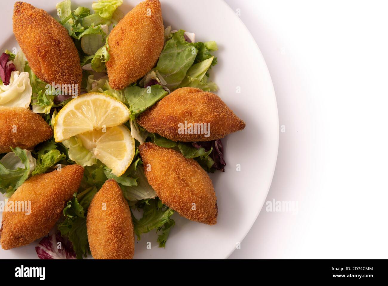 Traditional lebanese kibbeh isolated on white background Stock Photo ...