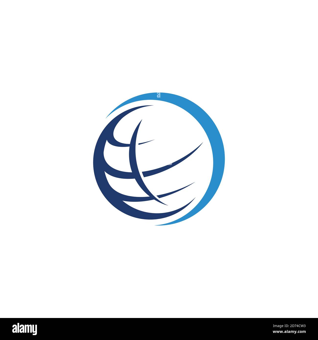 Globe map illustration round hi-res stock photography and images - Alamy