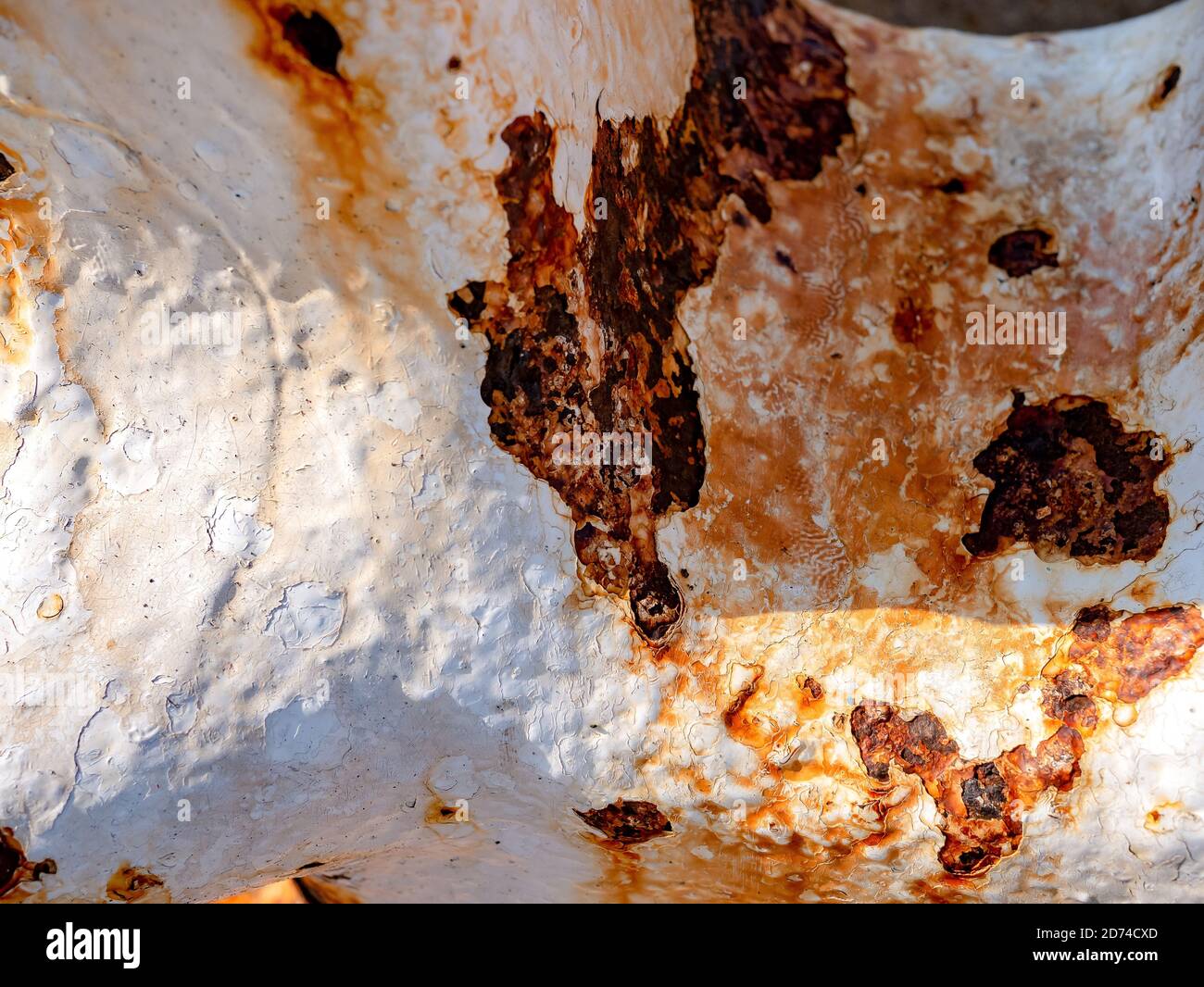 Rusty old anchor point Whitstable harbour Stock Photo - Alamy