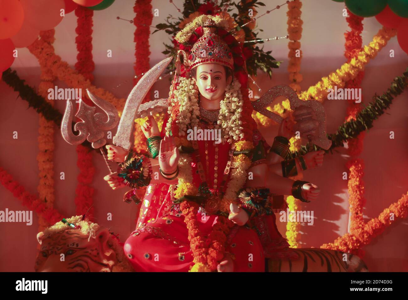 indian festival navratri. lord durga devi stock photo Stock Photo - Alamy