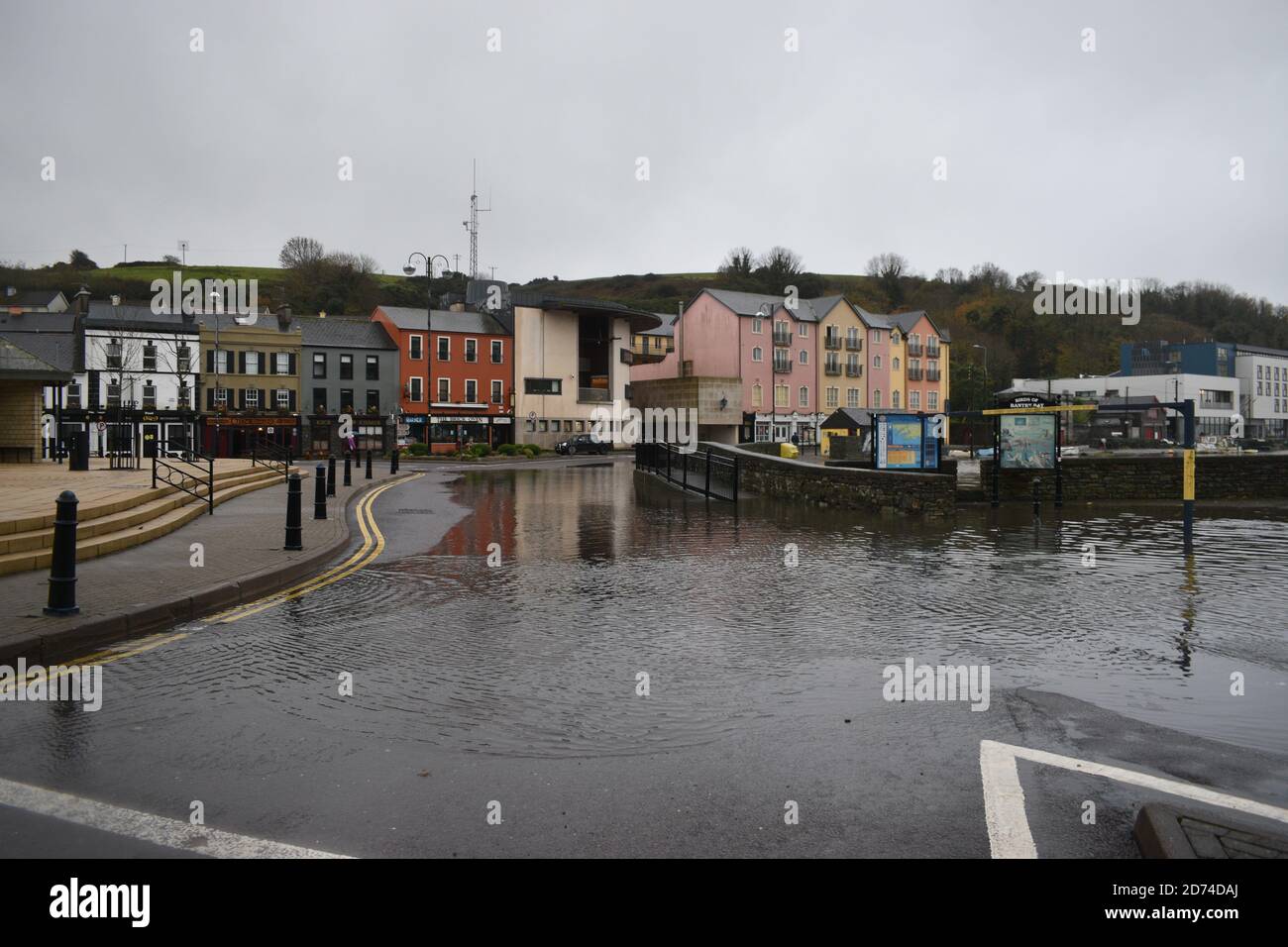 Wolfe Tone Square flooded as the country was warned of yellow warning ...
