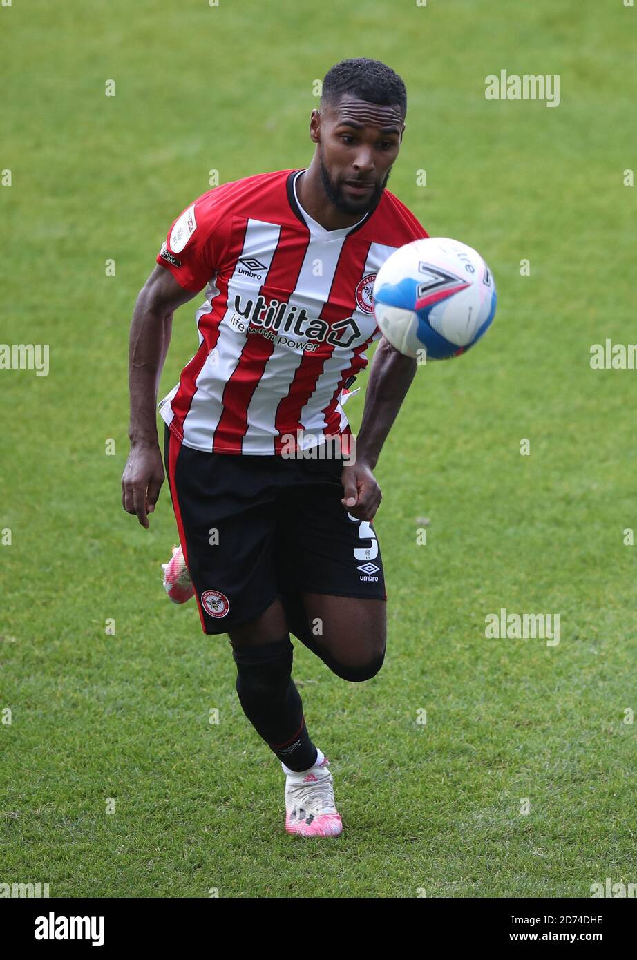 Brentford's Rico Henry during the Sky Bet Championship match at St ...