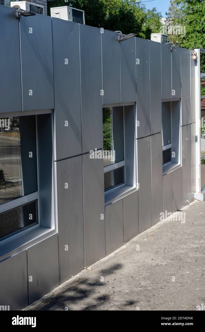 One Story Commercial Building Facade