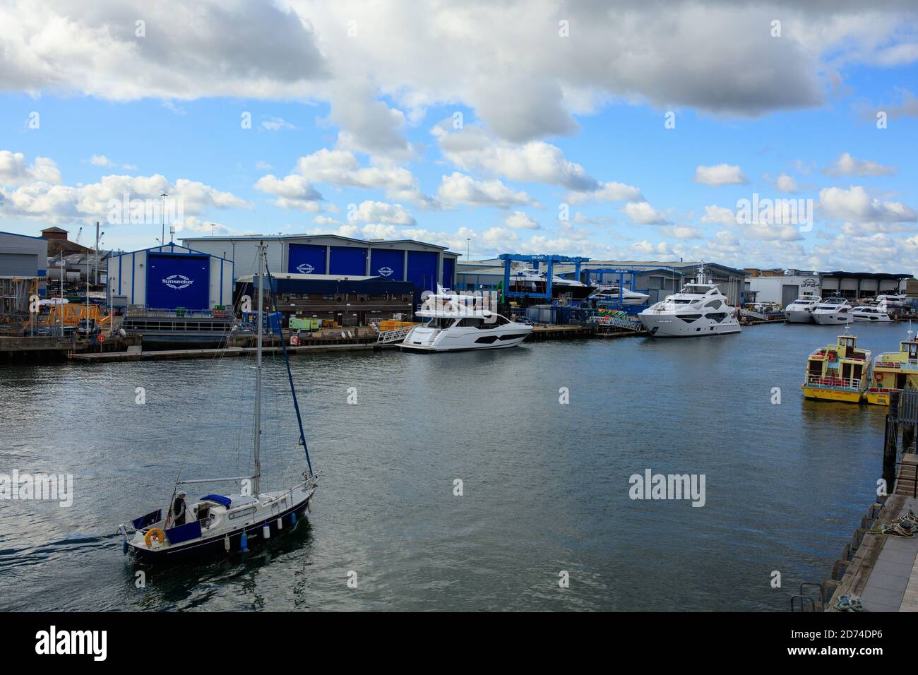 Sunseeker Factory, Poole, Dorset Stock Photo - Alamy