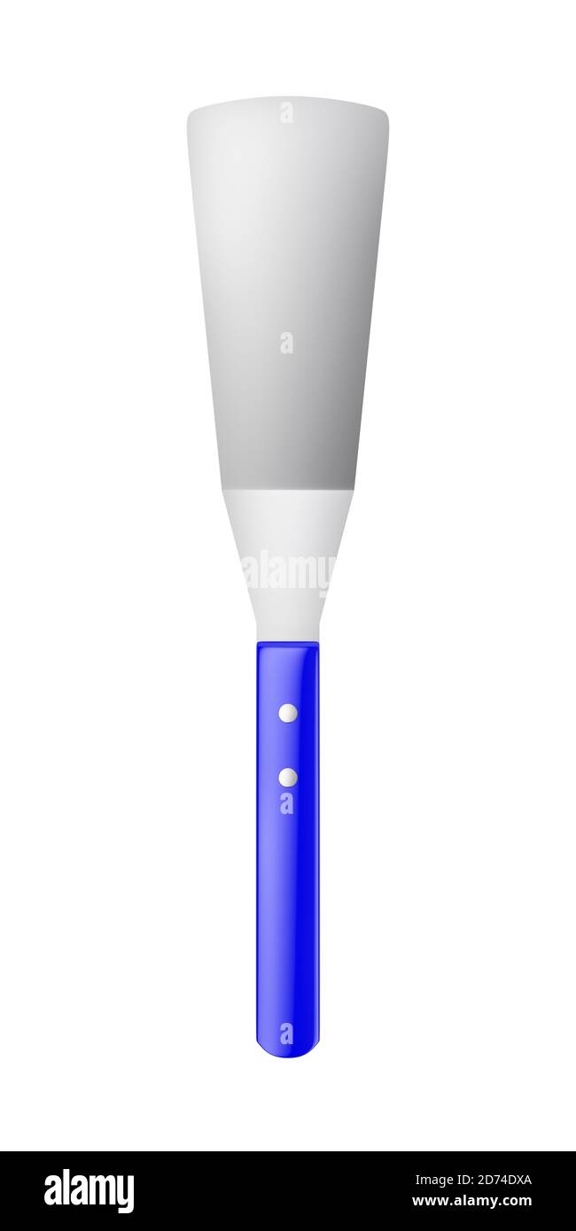 Top view of cooking spatula, isolated on white background Stock Photo ...
