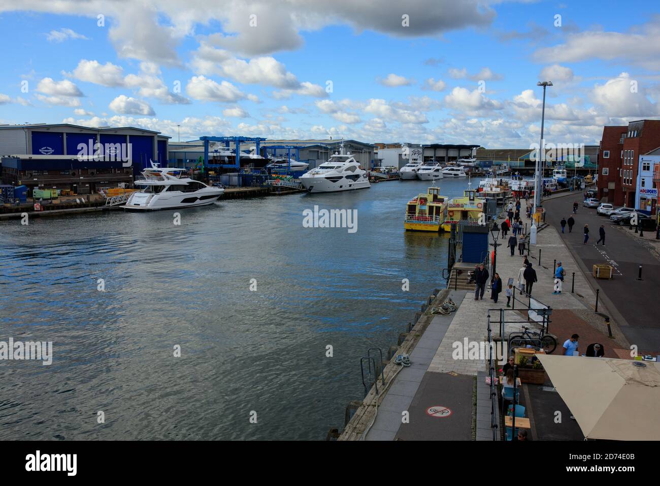 Sunseeker Factory, Poole, Dorset Stock Photo - Alamy