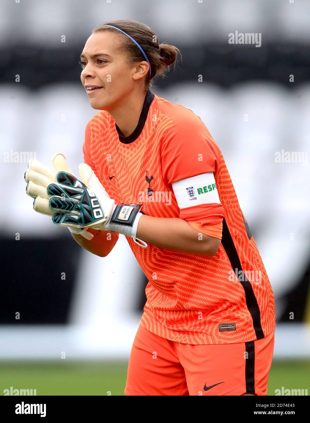 Tottenham Hotspur goalkeeper Rebecca Spencer during the FA Women's ...