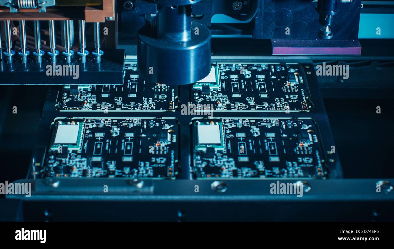 Surface mount components on a pcb hi-res stock photography and images ...