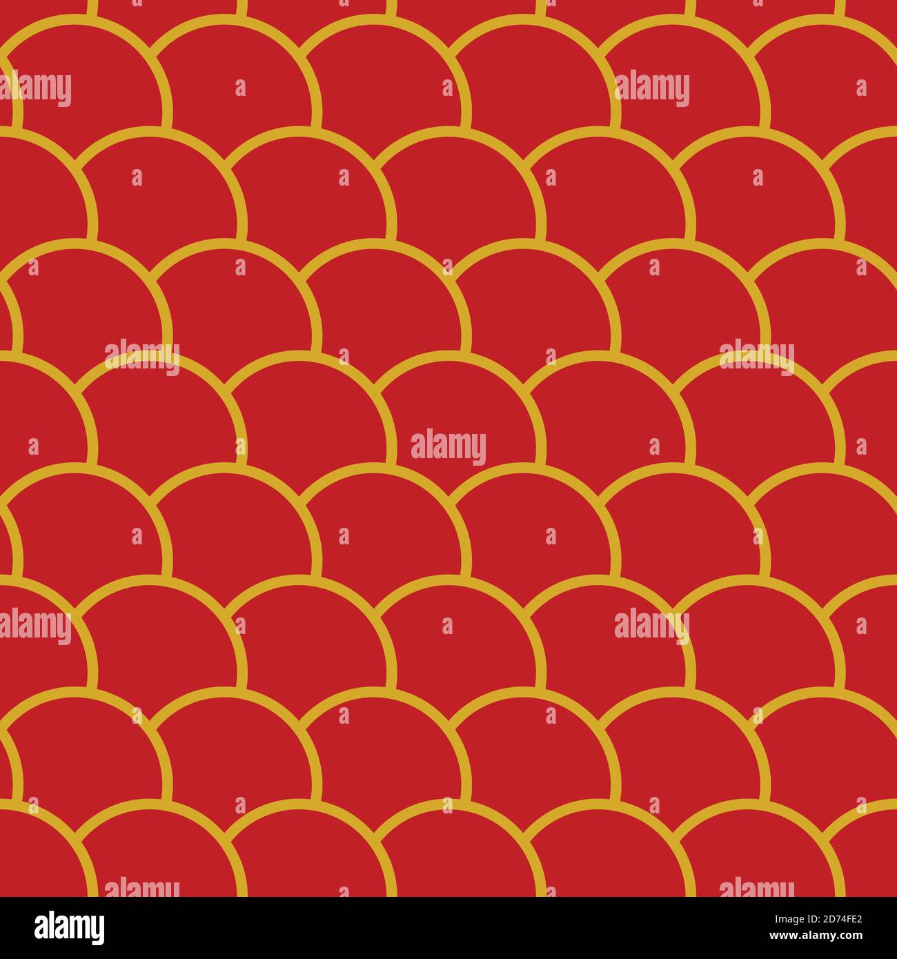 Chinese style red gold seamless pattern. Repeating texture, background ...